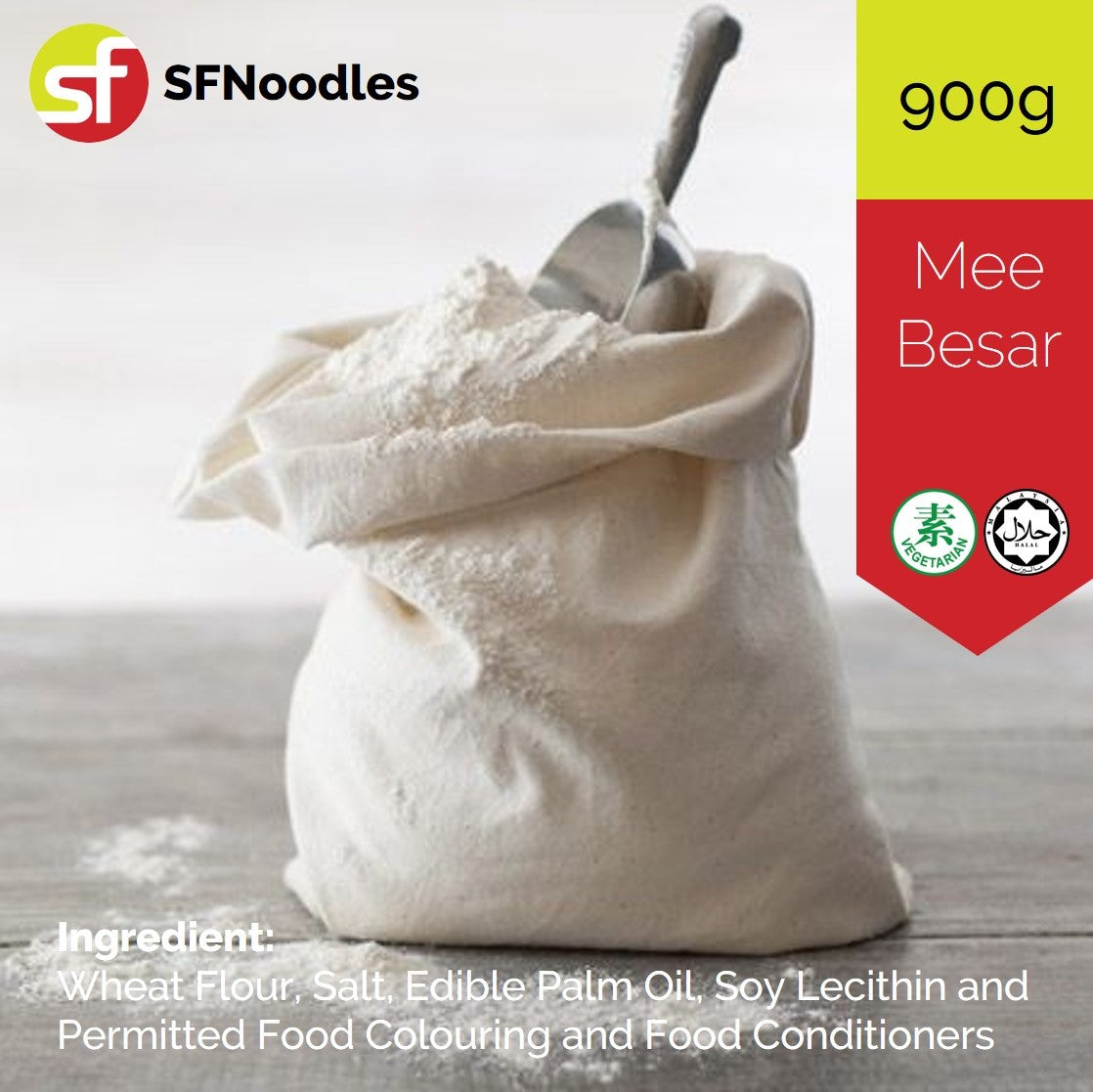 Mee Besar (Thick Yellow Noodles, Hokkien Mee, 福建面) – SF-Noodles