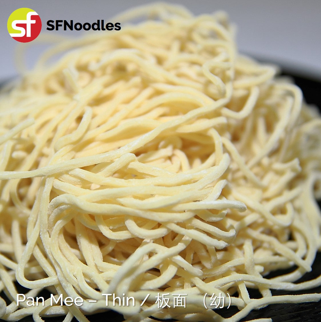 Pan Mee Thick / Pan Mee Thin (Mee Hoon Kueh, 板面, 面粉粿) – SF-Noodles